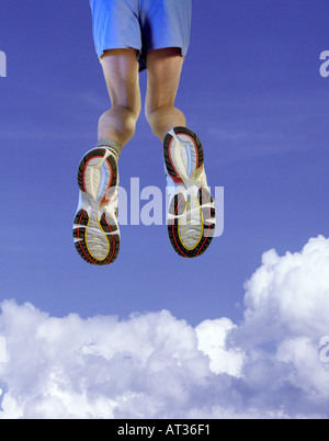 the favourite Running Shoes Shoes in the air Stock Photo - Alamy