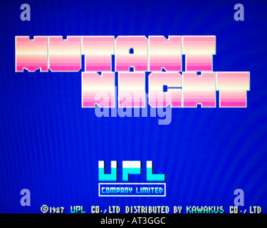 Mutant Night UPL Co Ltd Kawakus Co Ltd 1987 vintage arcade videogame ...