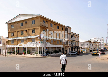 The streets of Banjul, capital of Gambia, West Africa Stock Photo - Alamy