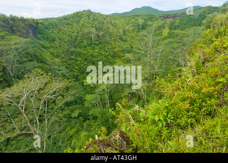 SAMOA ISLAND Savaii Mt. Matavanu mount crater lava volcano home of ...