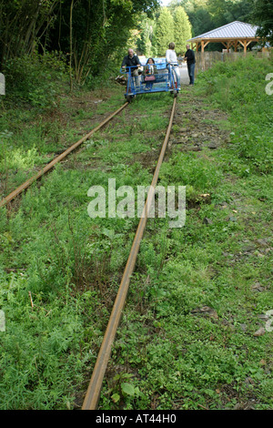 The rando rail pedalo railway tourist attraction through Regional ...