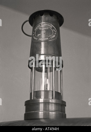 A Davy miners lamp Stock Photo - Alamy