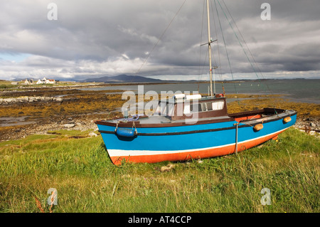 Fishing boat, Berneray, Outer Hebrides, Scotland Stock Photo - Alamy