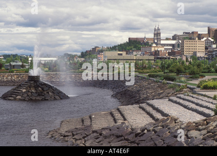 Chicoutimi Saguenay Quebec Province Canada Stock Photo - Alamy