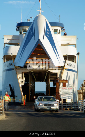 The Mary Ellen ship Cross Sound ferry at Orient Point Long Island New ...