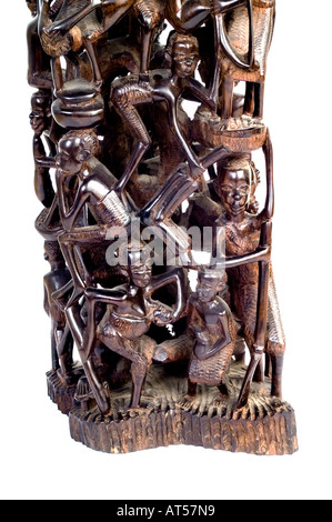 Makonde african woodcut southeast Tanzania and northern Mozambique ...