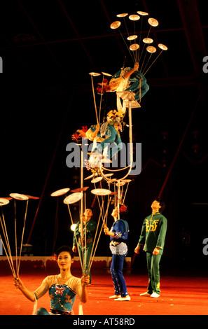 Chinese State Circus Acrobats feats China Stock Photo - Alamy