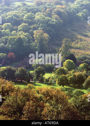 view from the summit of coombe hill the ridgeway path the chilterns ...