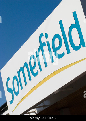 somerfield supermarket exterior logo sign Stock Photo - Alamy