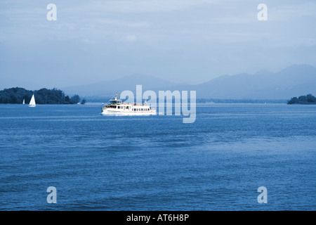 Europe, Germany, Bavaria, Lake Chiem, Chiemgau, Prien floor, Lake Chiem ...
