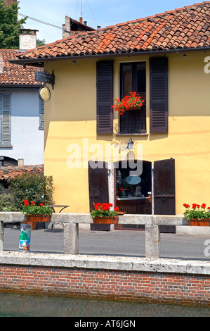 Milan, Naviglio, Canale Grande Stock Photo - Alamy