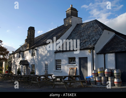 15th century Royal Oak Inn Meavy Dartmoor National Park Devon England ...