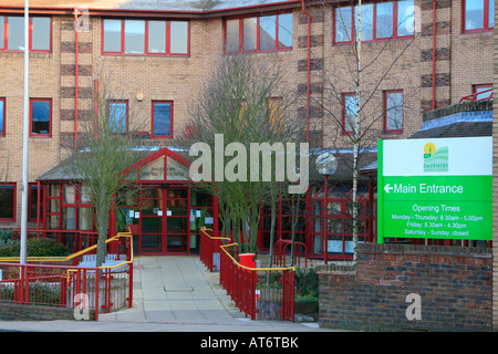 Daventry council offices market Town centre Northamptonshire, England ...