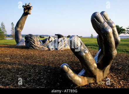 The Awakening sculpture, Washington D.C Stock Photo - Alamy