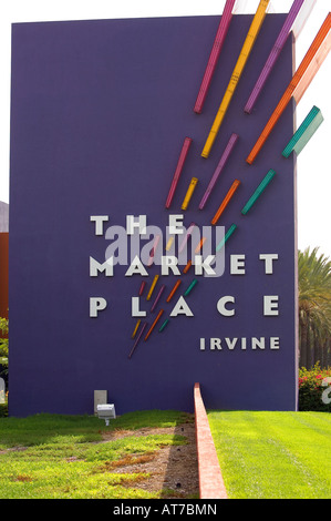 The Market Place sign in Irvine one of the premier shopping malls in ...