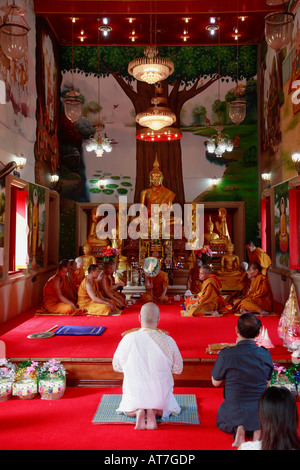 Thailand Phetchaburi buddhist monk ordination ceremony Stock Photo - Alamy