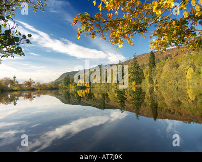 Loch Dochfour Caledonian Canal Scotland the white house at Dochfour ...