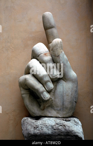 Giant Hand of Emperor Constantine Statue, Capitoline Museum, Capitoline ...