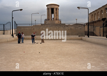 Maltese game of boules bocci malta games bowling communal sport ...