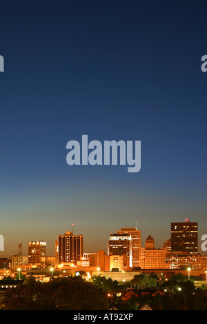 Dayton Cityscape Dusk Dayton Ohio Stock Photo - Alamy