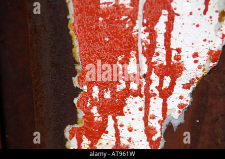 blood spatter red paint graffiti wall berlin violence graphic ...