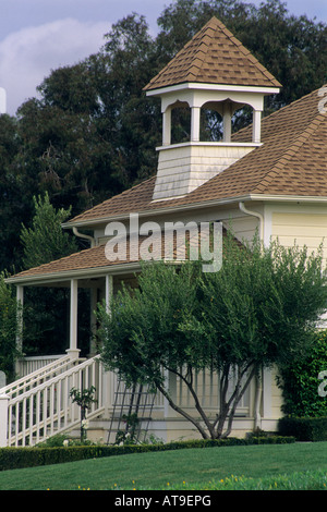 Old schoolhouse at Baileyana Winery Edna Valley near San Luis Obispo ...
