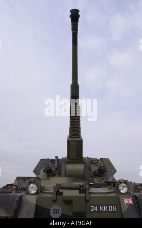 British Army AS90 self propelled gun of the Royal Artillery Regiment ...