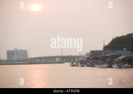 Sunset at Lynnhaven Inlet Virginia Beach VA Stock Photo - Alamy