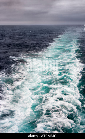 The open Atlantic Ocean from aboard a ship leaving Nova Scotia heading ...
