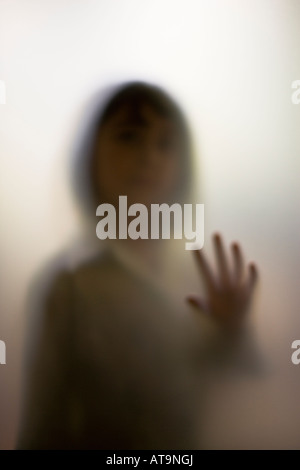Shadow figure of a little girl Stock Photo - Alamy