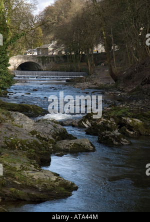 River Tavy Abbey Bridge Tavistock Devon England Stock Photo - Alamy