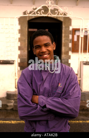Martinican people person young man and woman couple standing on street ...