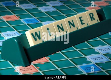 Scrabble - Winner Stock Photo - Alamy