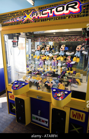 Interior of an amusement arcade on the pier in St Anne's, Lytham St ...