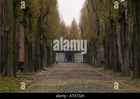 The former Nazi-German Auschwitz I concentration and extermination camp ...