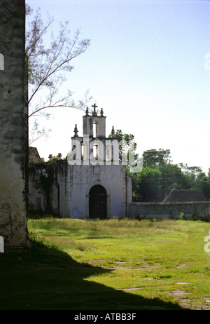Chapel in a small village in Yucatan, Mexico Stock Photo - Alamy