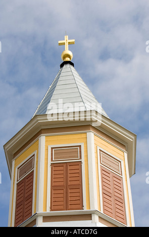 Church tower, bell house with wooden paneling (Westerkerk, Klokhuis ...