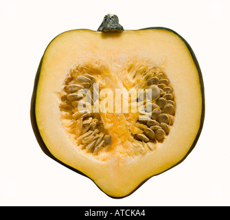 Acorn Squash Isolated On White Background Stock Photo - Alamy