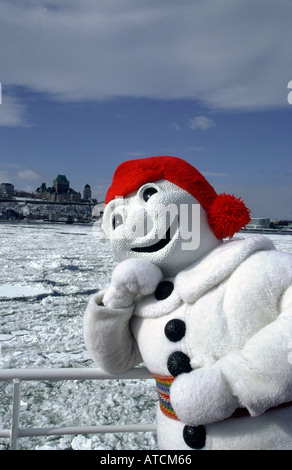 Bonhomme, the Quebec City winter carnival mascot Stock Photo - Alamy