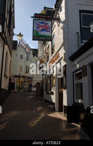 Shops, High Street, Cowes, Isle of Wight, England, UK Stock Photo ...