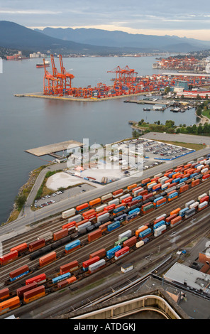 Vanterm Container terminal Port of Vancouver, British Columbia Stock ...