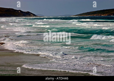 Rugged coastal views of the Southern Ocean along the Great Ocean Drive ...