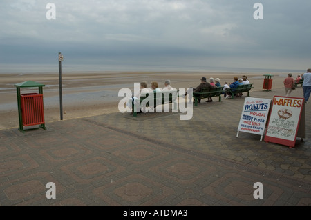 Mablethorpe promenade. Lincolnshire, England. UK. Europe Stock Photo ...