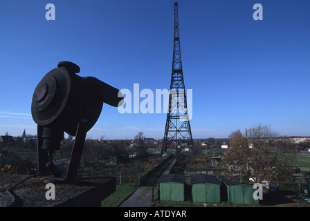 The Gliwice radio tower Stock Photo - Alamy