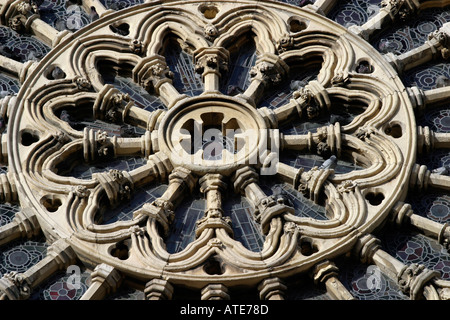 The Rose window in York Minster Stock Photo - Alamy