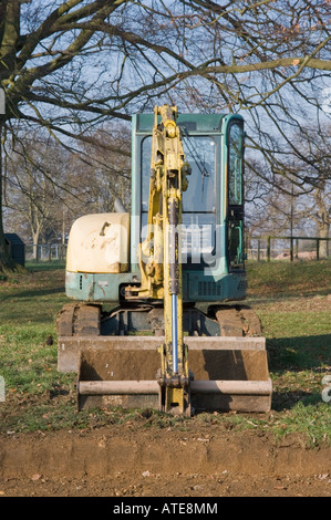 JCB digging drainage in the Rural area close to Ennerdale Water ...