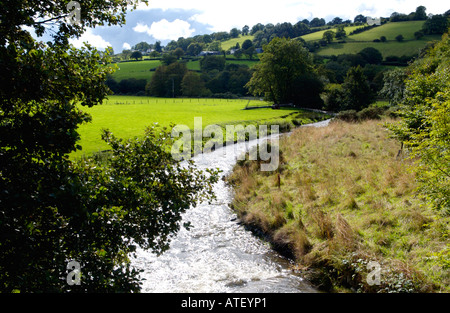 River Cothi at Pumpsaint Carmarthenshire West Wales UK Stock Photo - Alamy