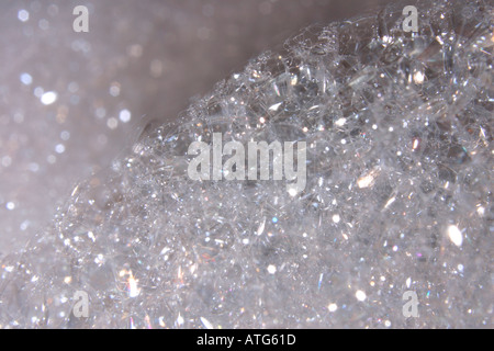 Macro close-up of many soap bubbles in the water as a background Stock ...