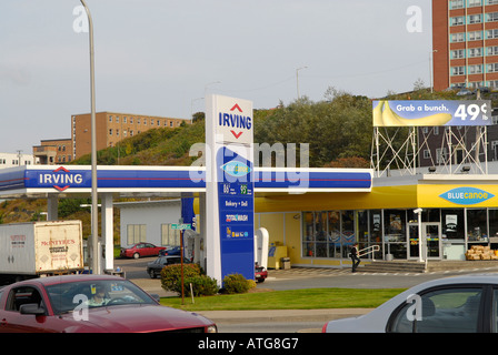 Stock image of an Irving Oil Gas Station in Saint John New Brunswick ...