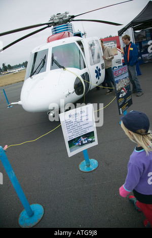 Sikorsky 76A Air Ambulance Helicopter Cockpit Stock Photo - Alamy